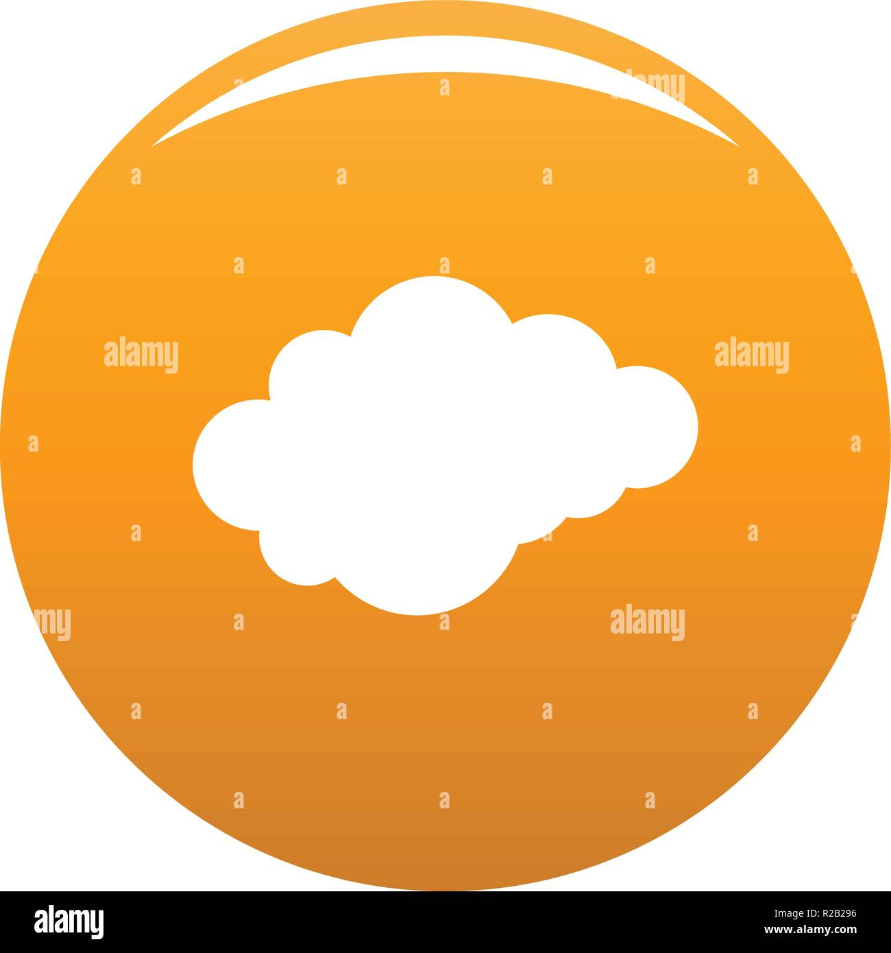 Cloud with downfall icon. Simple illustration of cloud with downfall ...