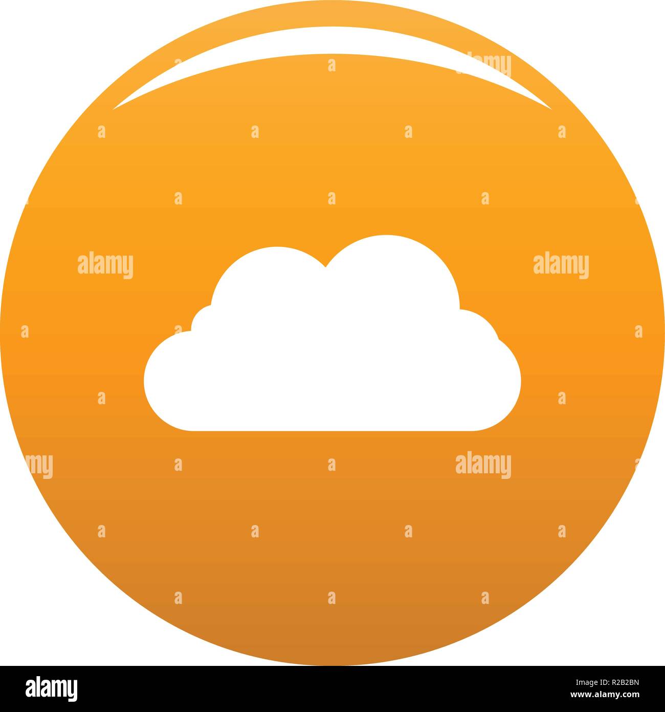 Flying cloud icon. Simple illustration of flying cloud vector icon for ...