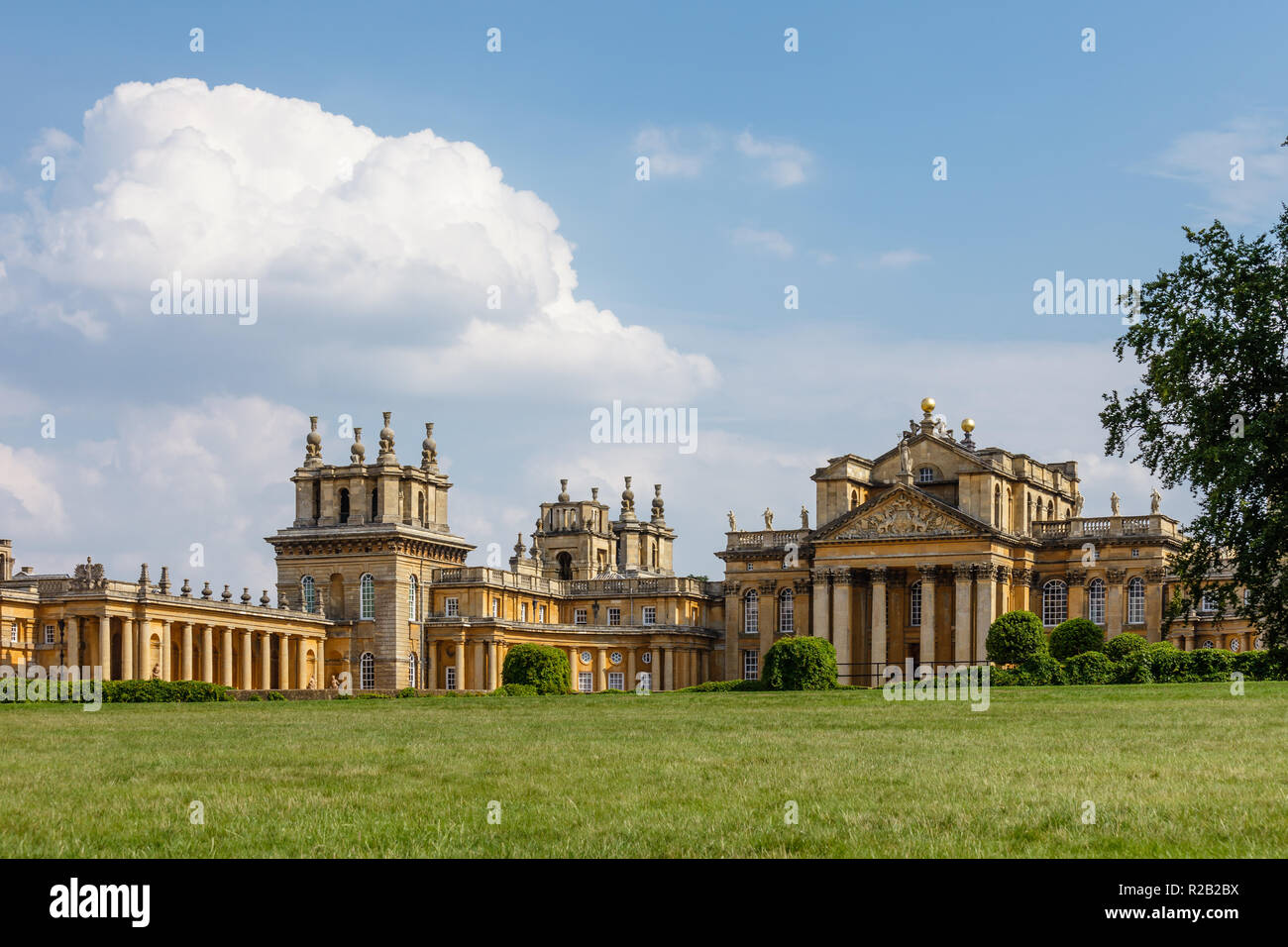 Blenheim Palace, a country house in Blenheim, Oxfordshire, England ...