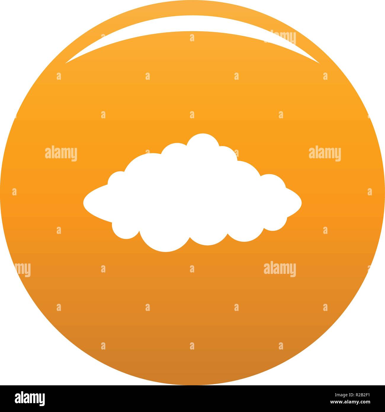 Weather forecast icon. Simple illustration of weather forecast vector ...