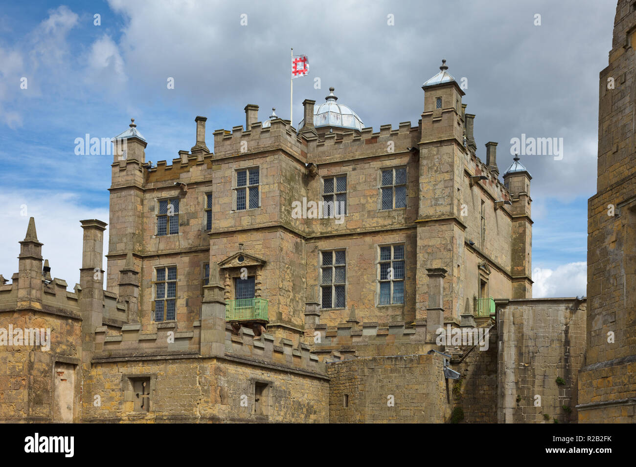 Bolsover Castle, a 17th Century castle in Bolsover, Derbyshire, England ...