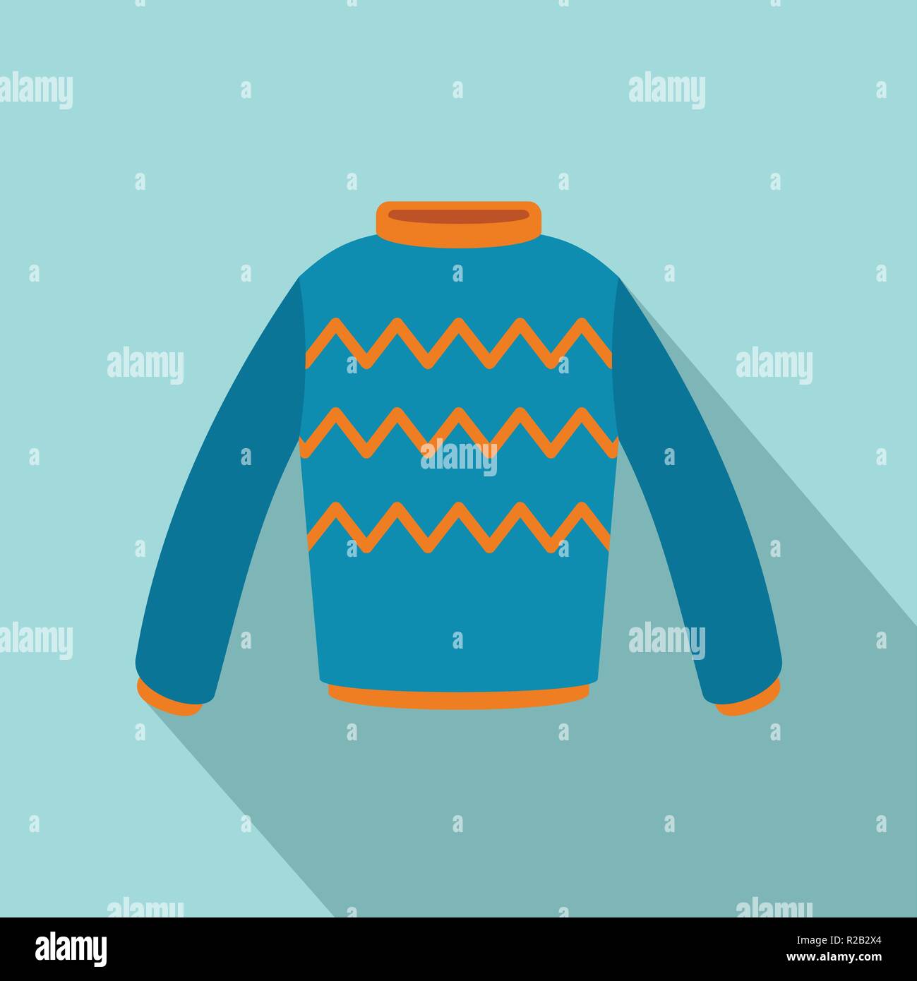 Pullover icon. Flat illustration of pullover vector icon for web design ...