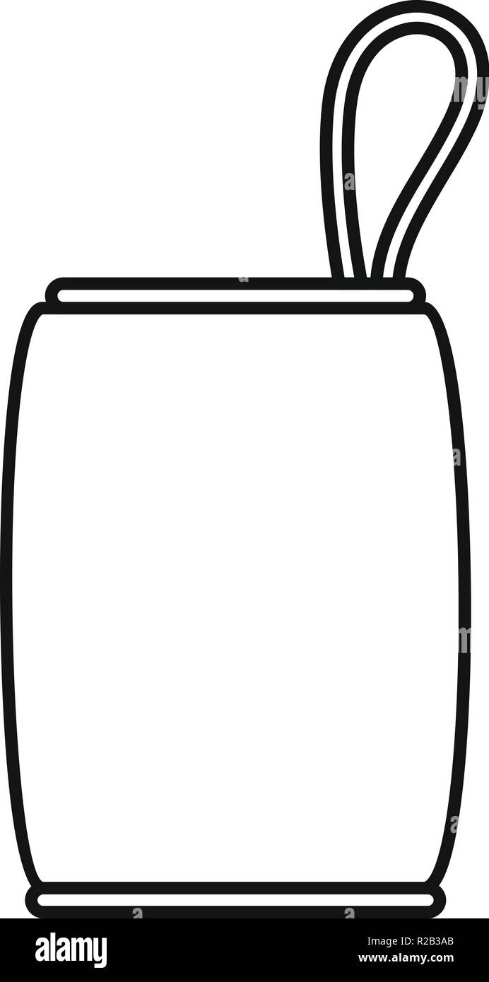 Protect bag icon. Outline illustration of protect bag vector icon for ...