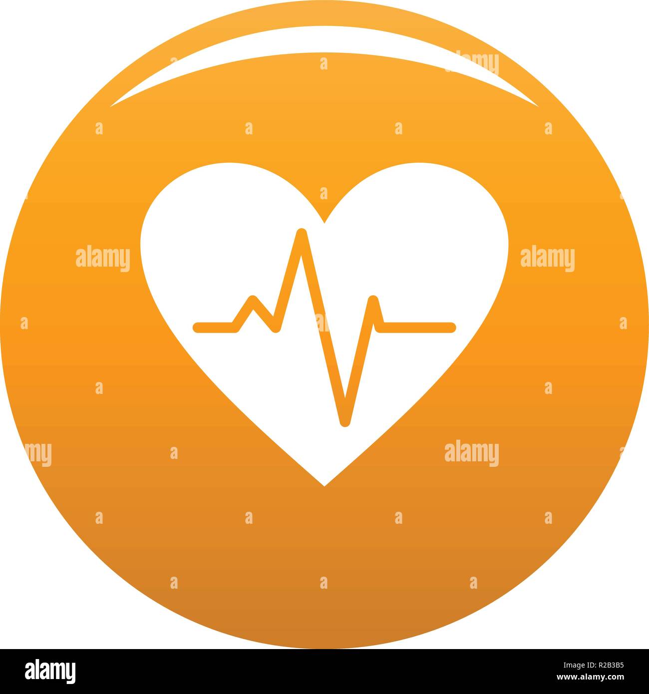 Healthy heart icon. Simple illustration of healthy heart vector icon ...