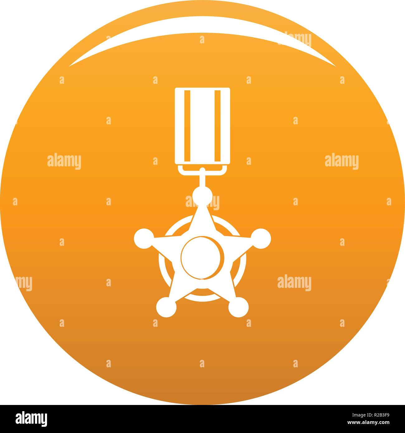 Medal icon. Simple illustration of medal vector icon for any any design ...