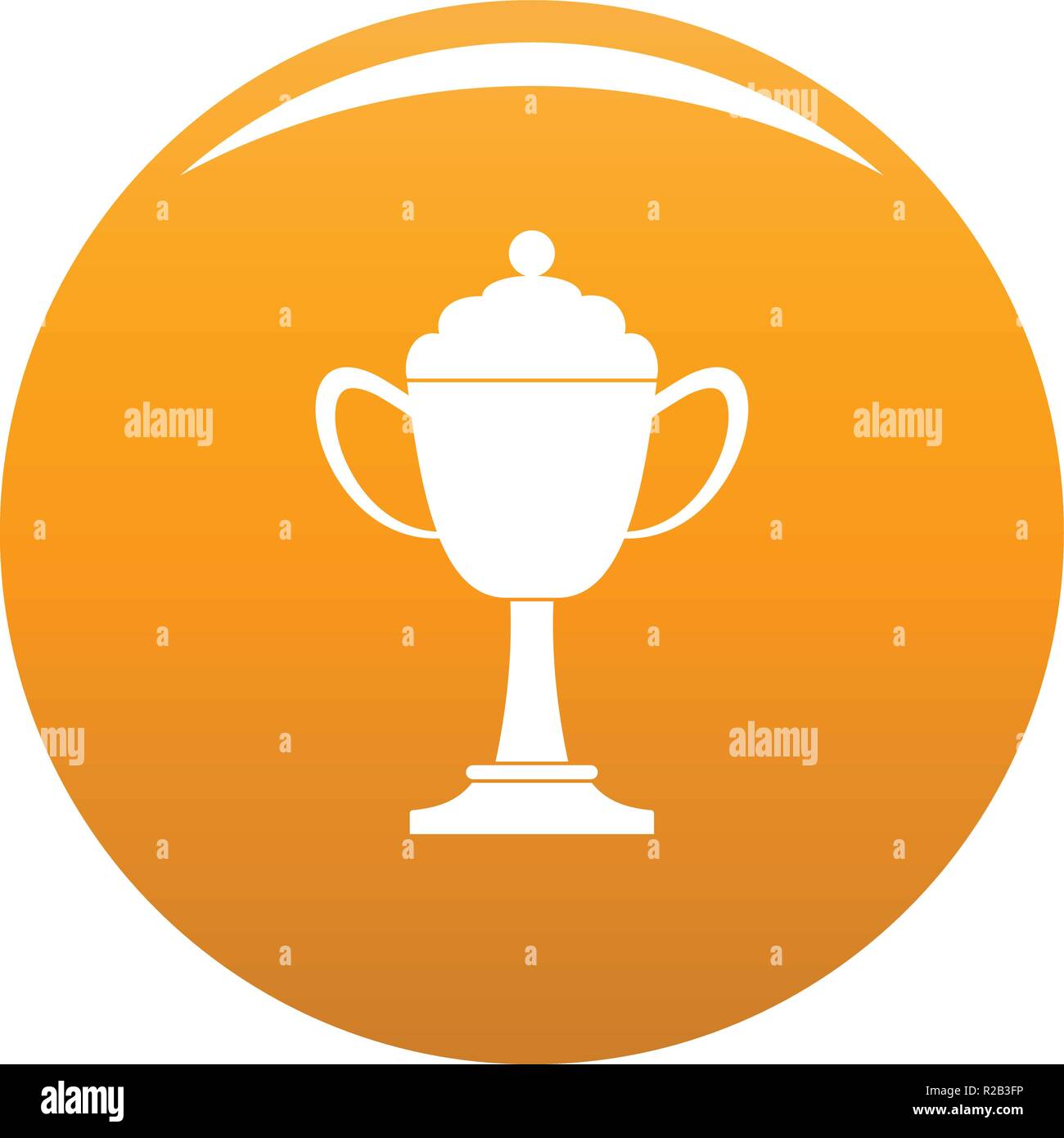 Cup award icon. Simple illustration of cup award vector icon for any ...