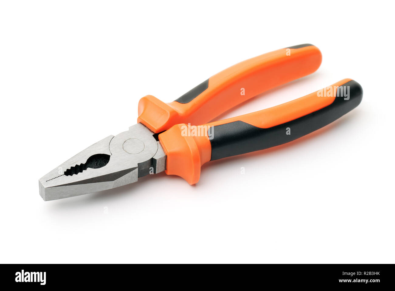 Combination pliers isolated on white Stock Photo - Alamy