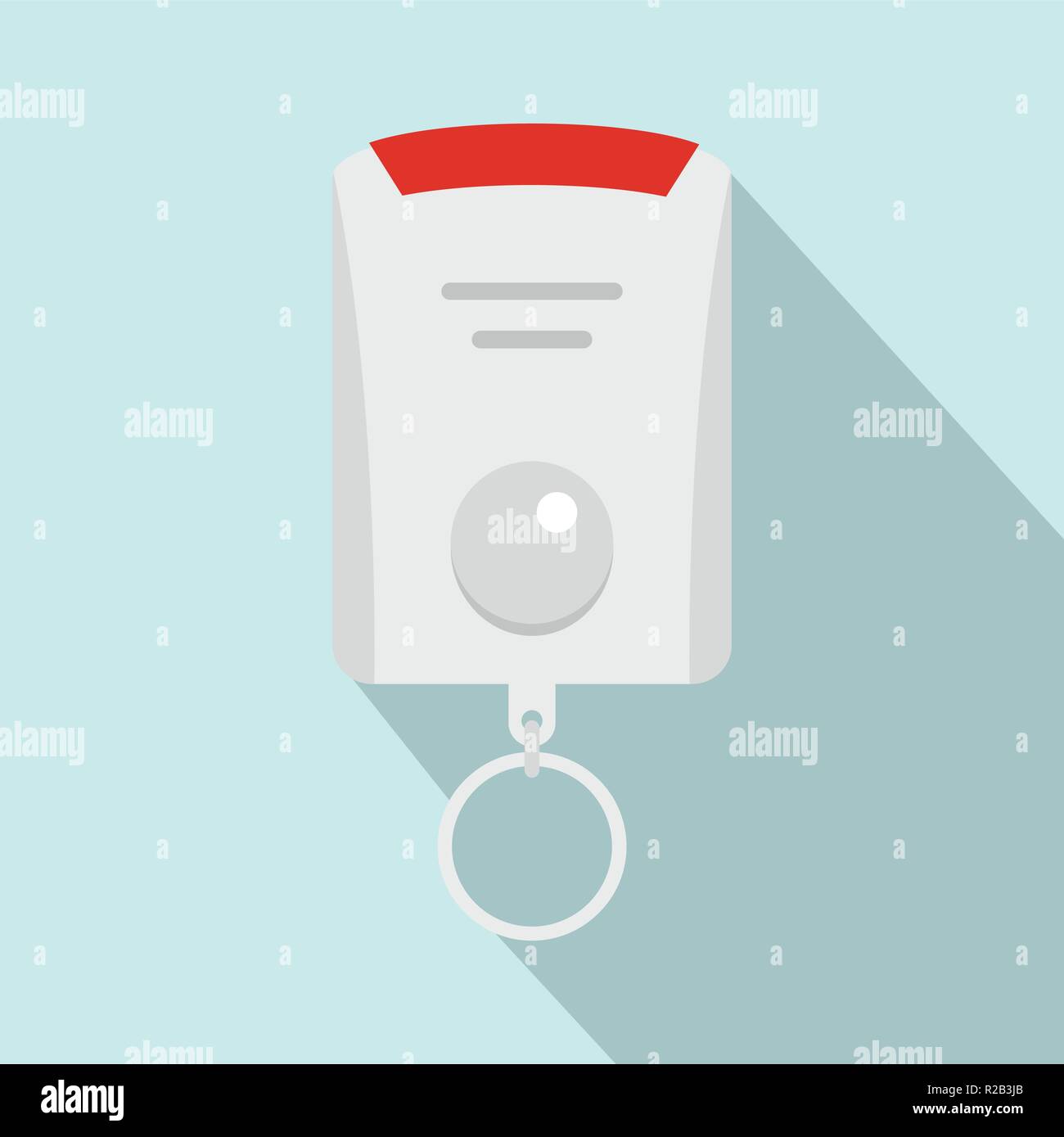 Signal house icon. Flat illustration of signal house vector icon for ...