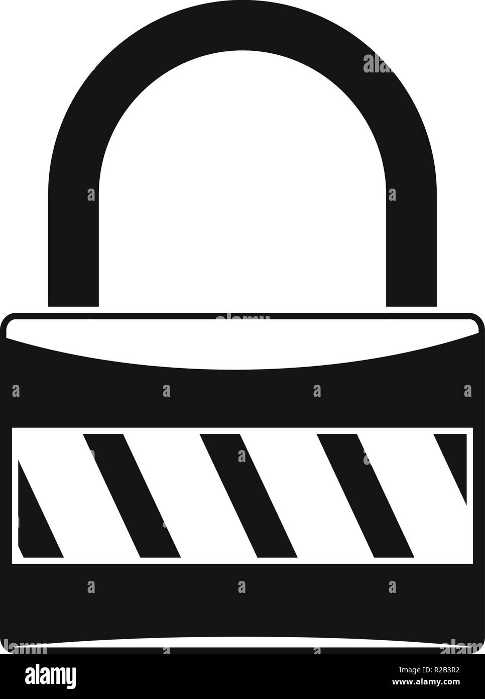 Lock icon. Simple illustration of lock vector icon for web design ...