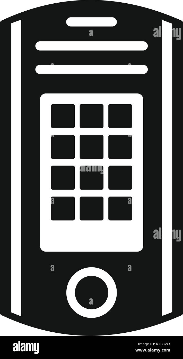 Intercom icon. Simple illustration of intercom vector icon for web ...