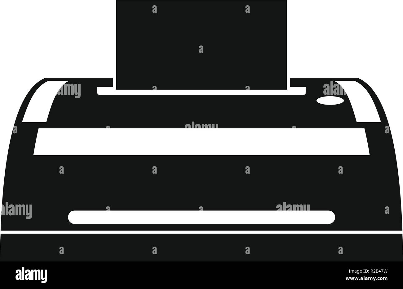 Digital printer icon. Simple illustration of digital printer vector ...