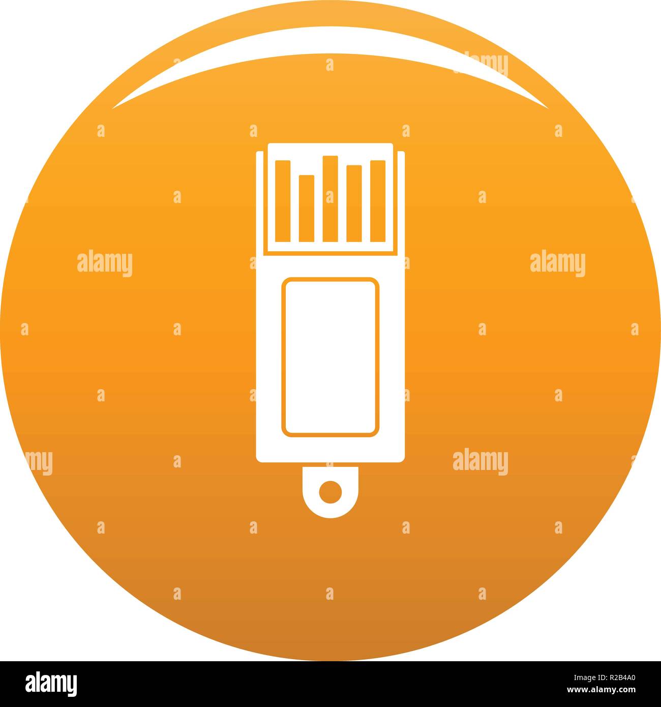Information usb icon. Simple illustration of information usb vector ...