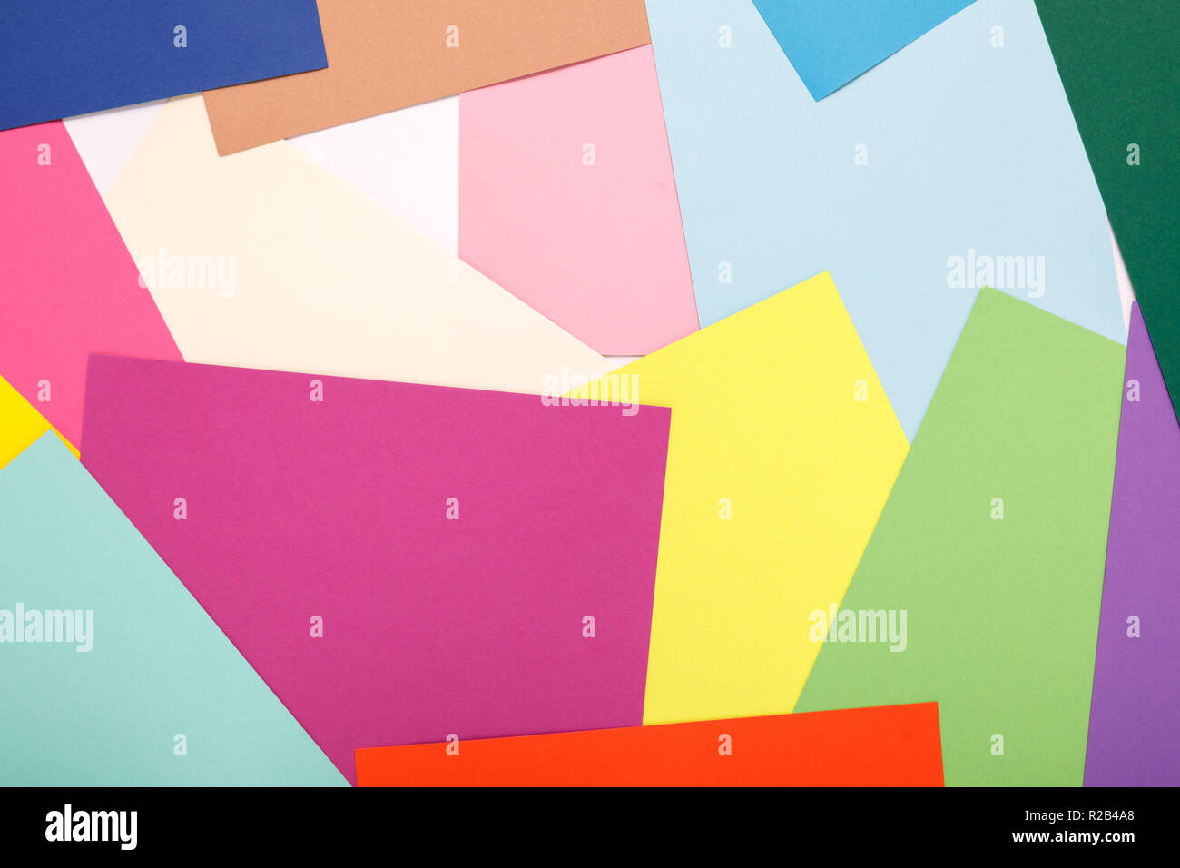 colored paper texture minimalism background. geometric shapes and lines ...