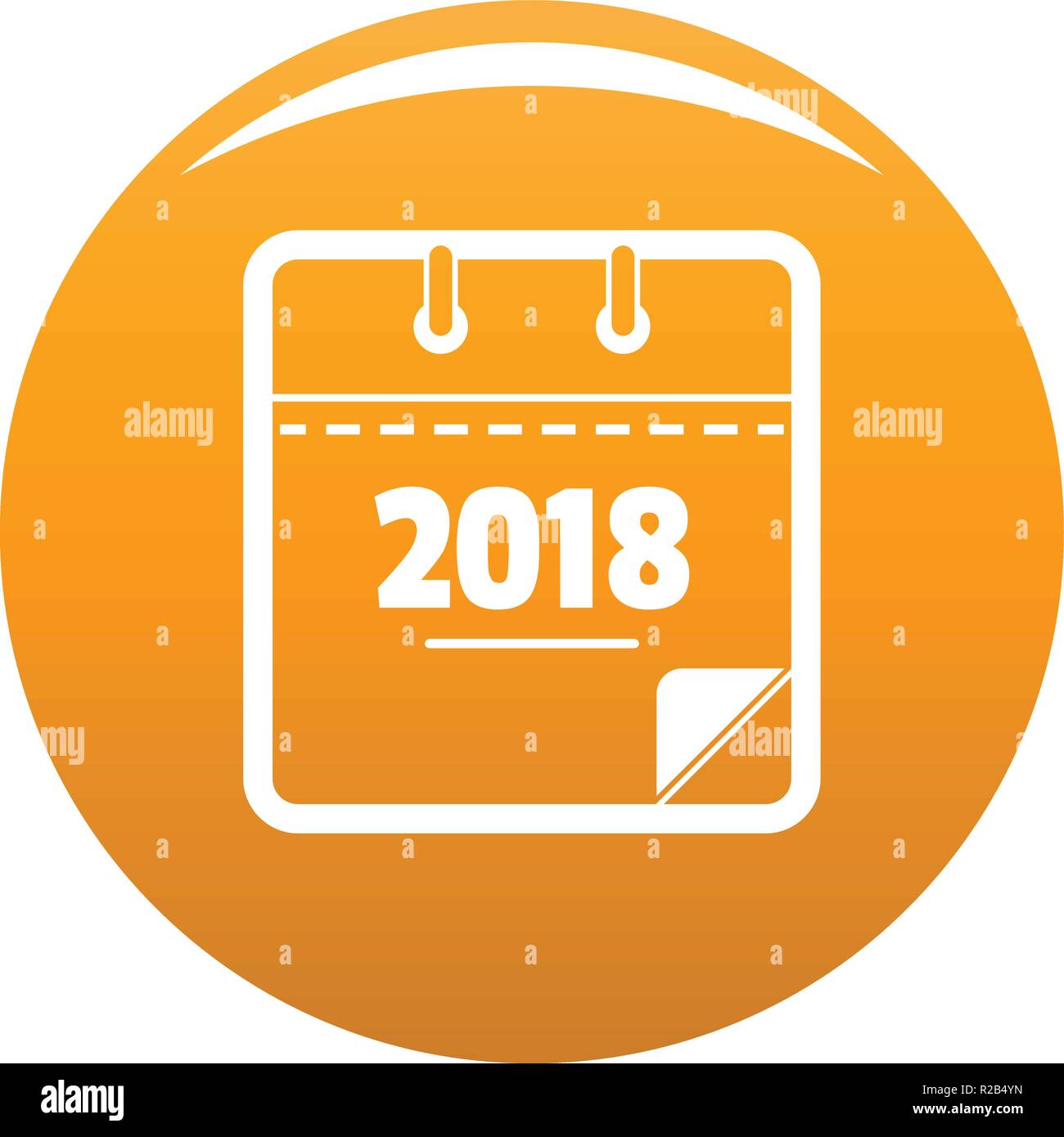 Calendar new year icon. Simple illustration of calendar new year vector ...