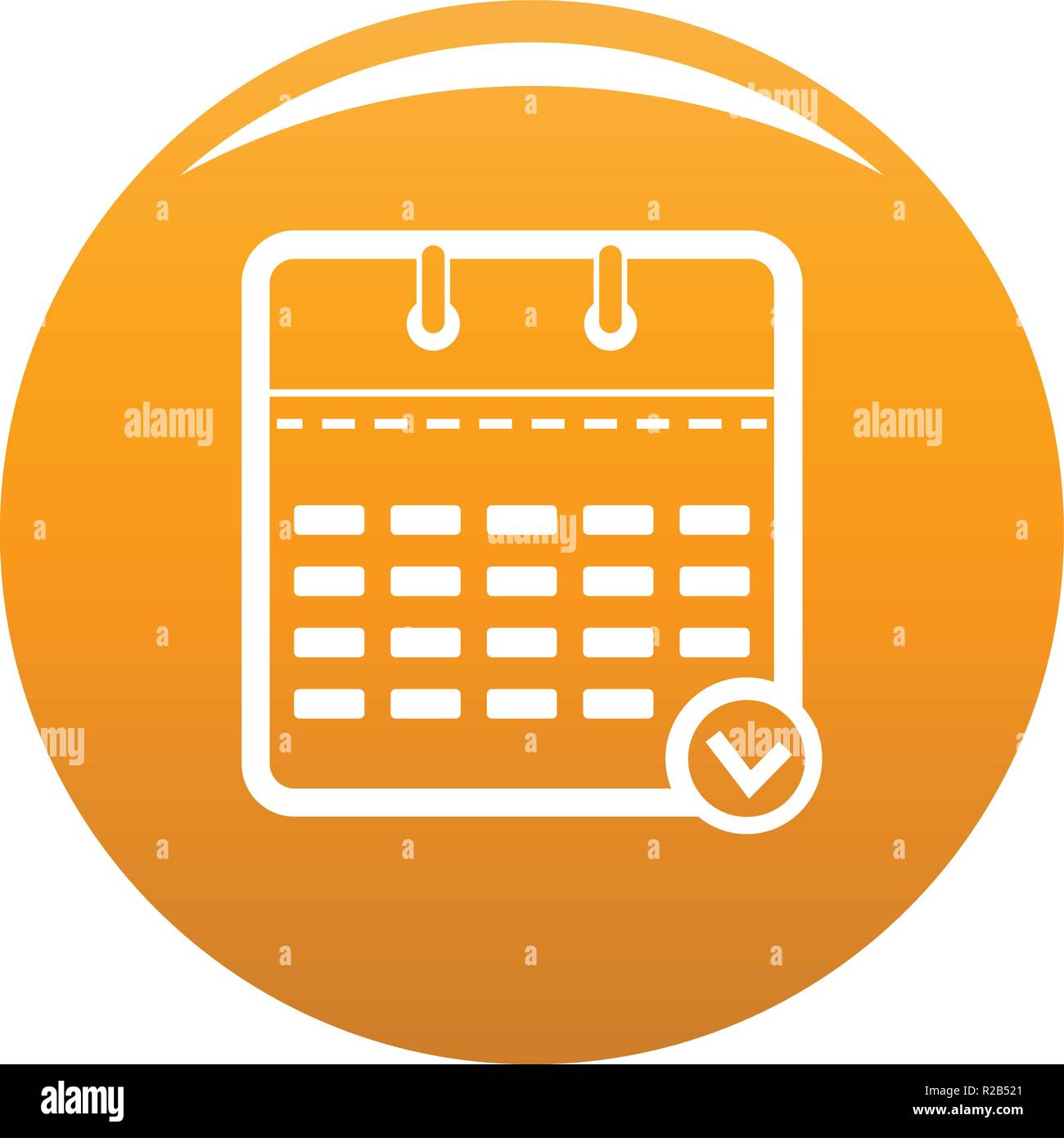 Calendar modern icon. Simple illustration of calendar modern vector ...
