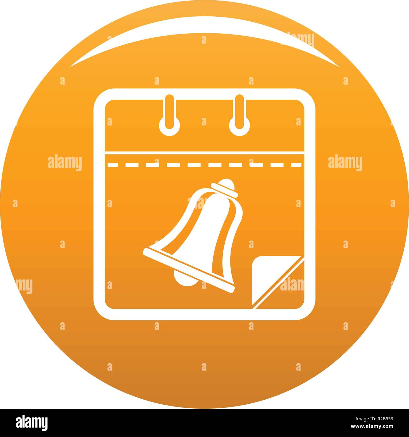 Calendar school icon. Simple illustration of calendar school vector ...