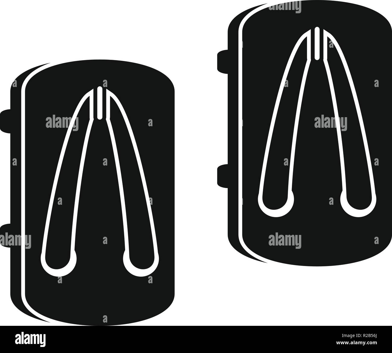 Asian slippers icon. Simple illustration of asian slippers vector icon ...