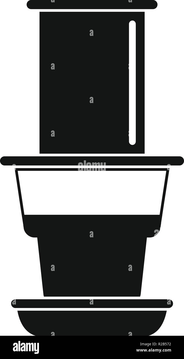 Asian crockery icon. Simple illustration of asian crockery vector icon ...