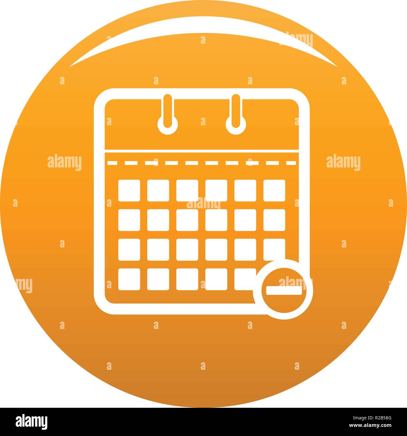 Calendar page icon. Simple illustration of calendar page vector icon ...