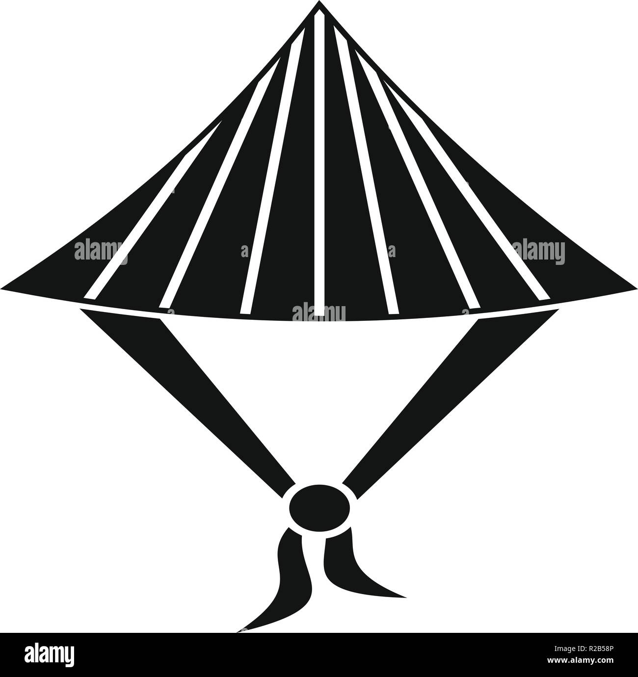 Taiwan conic hat icon. Simple illustration of taiwan conic hat vector ...