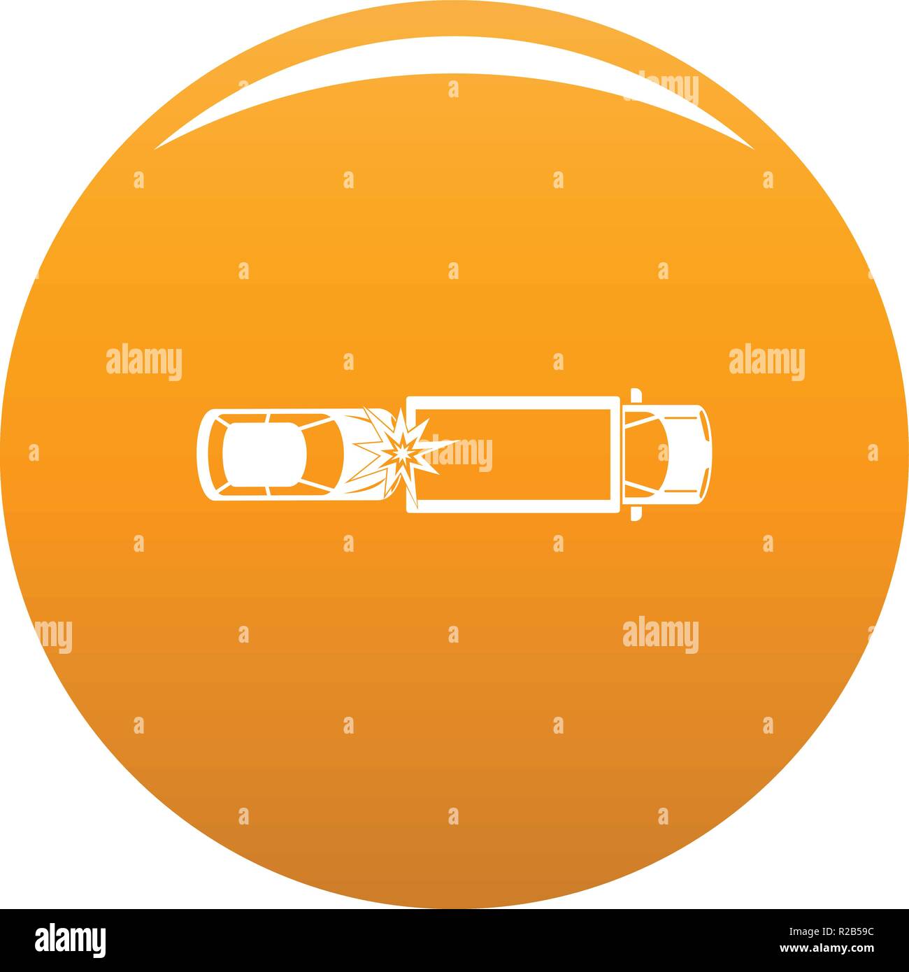Car injury icon. Simple illustration of car injury vector icon for any ...