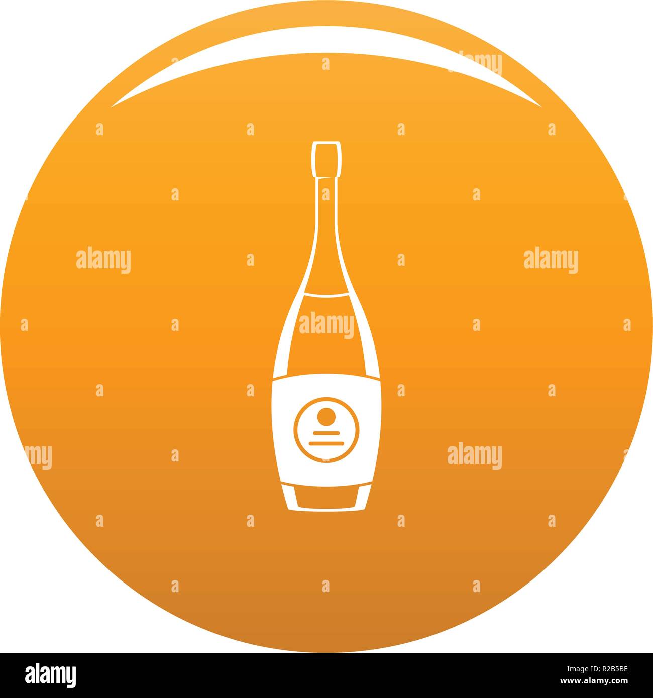 Party champagne icon. Simple illustration of party champagne vector ...