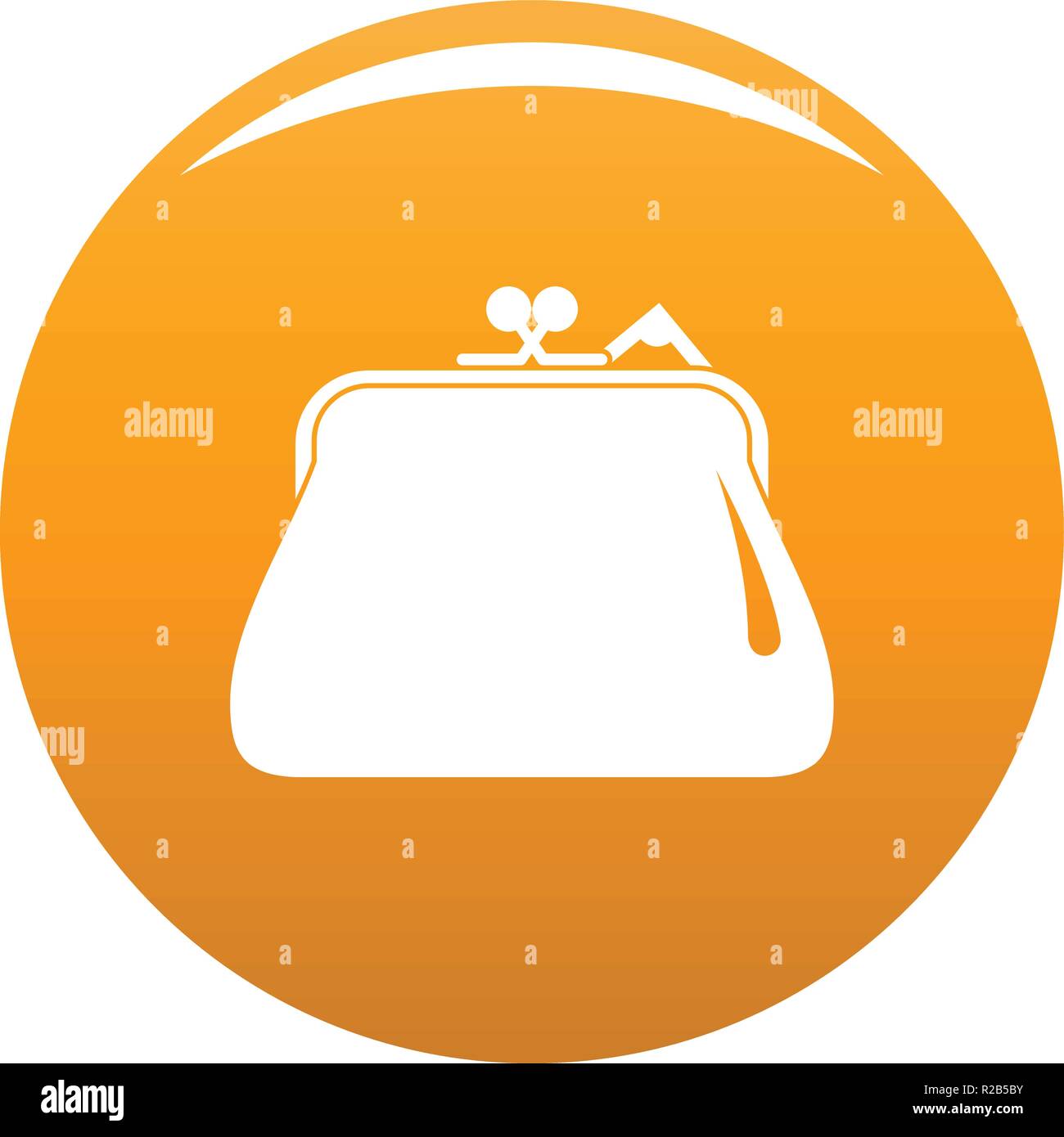 Purse retro icon. Simple illustration of purse retro vector icon for ...