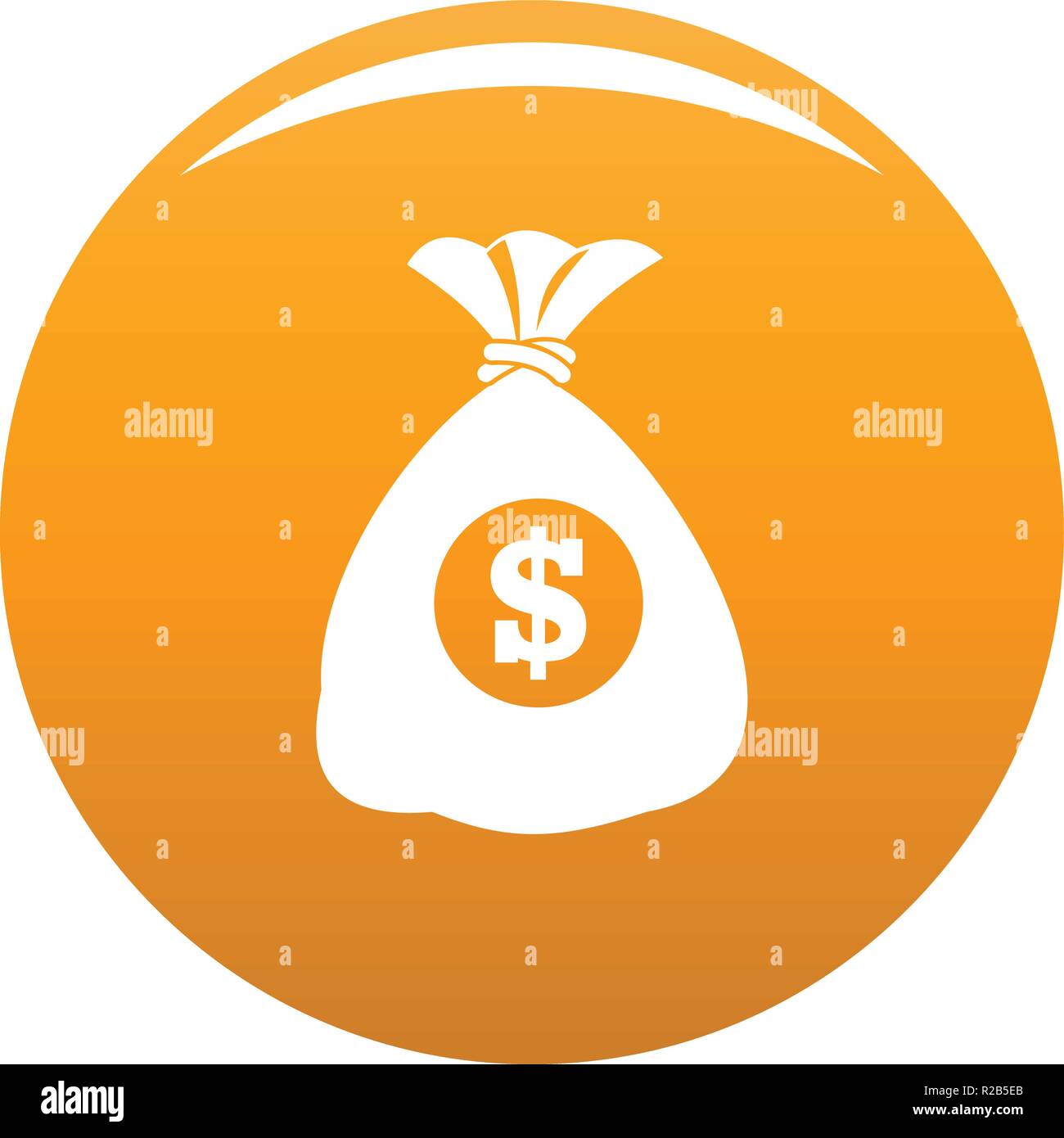 Bag money icon. Simple illustration of bag money vector icon for any ...