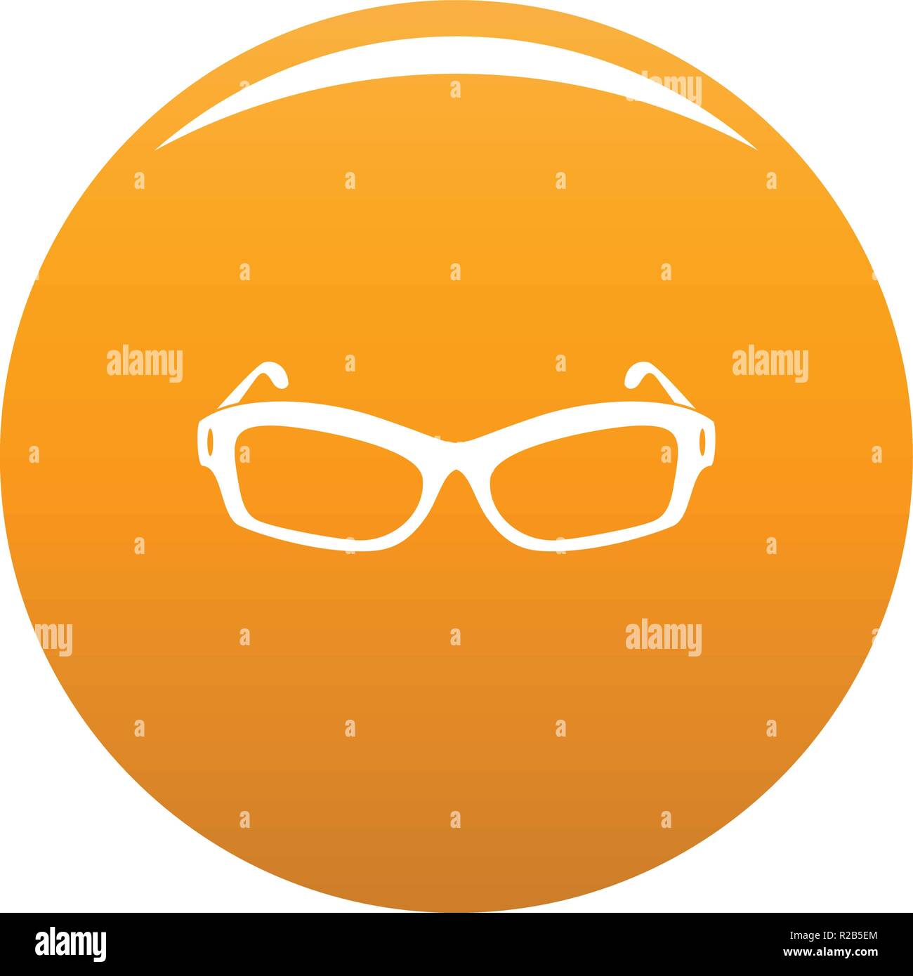 Eyeglasses icon. Simple illustration of eyeglasses vector icon for any ...