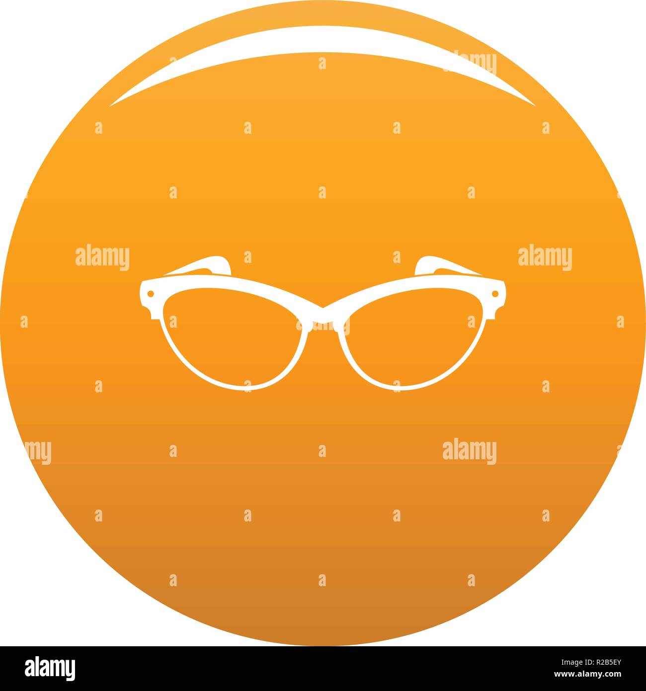 Optical lens icon. Simple illustration of optical lens vector icon for ...