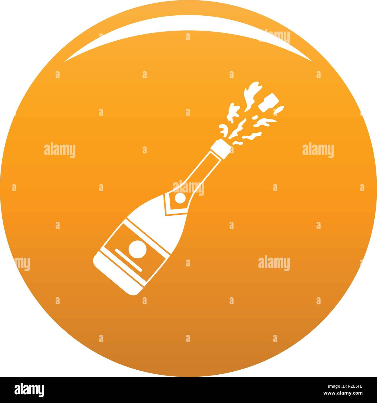 Champagne icon. Simple illustration of champagne vector icon for any ...