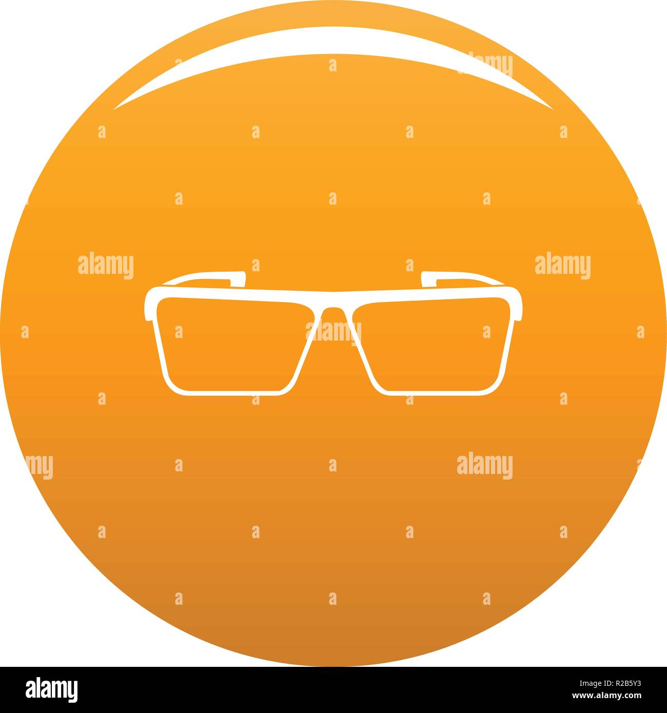 Square lens icon. Simple illustration of square lens vector icon for ...