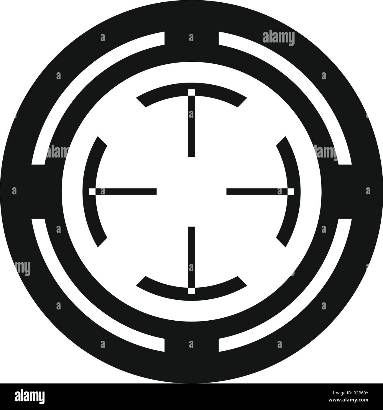 Sight icon. Simple illustration of sight vector icon for web design ...