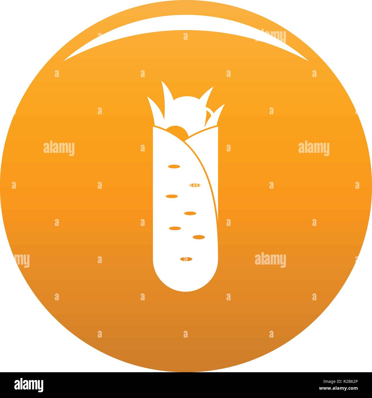 Shawarma icon. Simple illustration of shawarma vector icon for any ... Shawarma icon. Simple illustration of shawarma vector icon for any ...