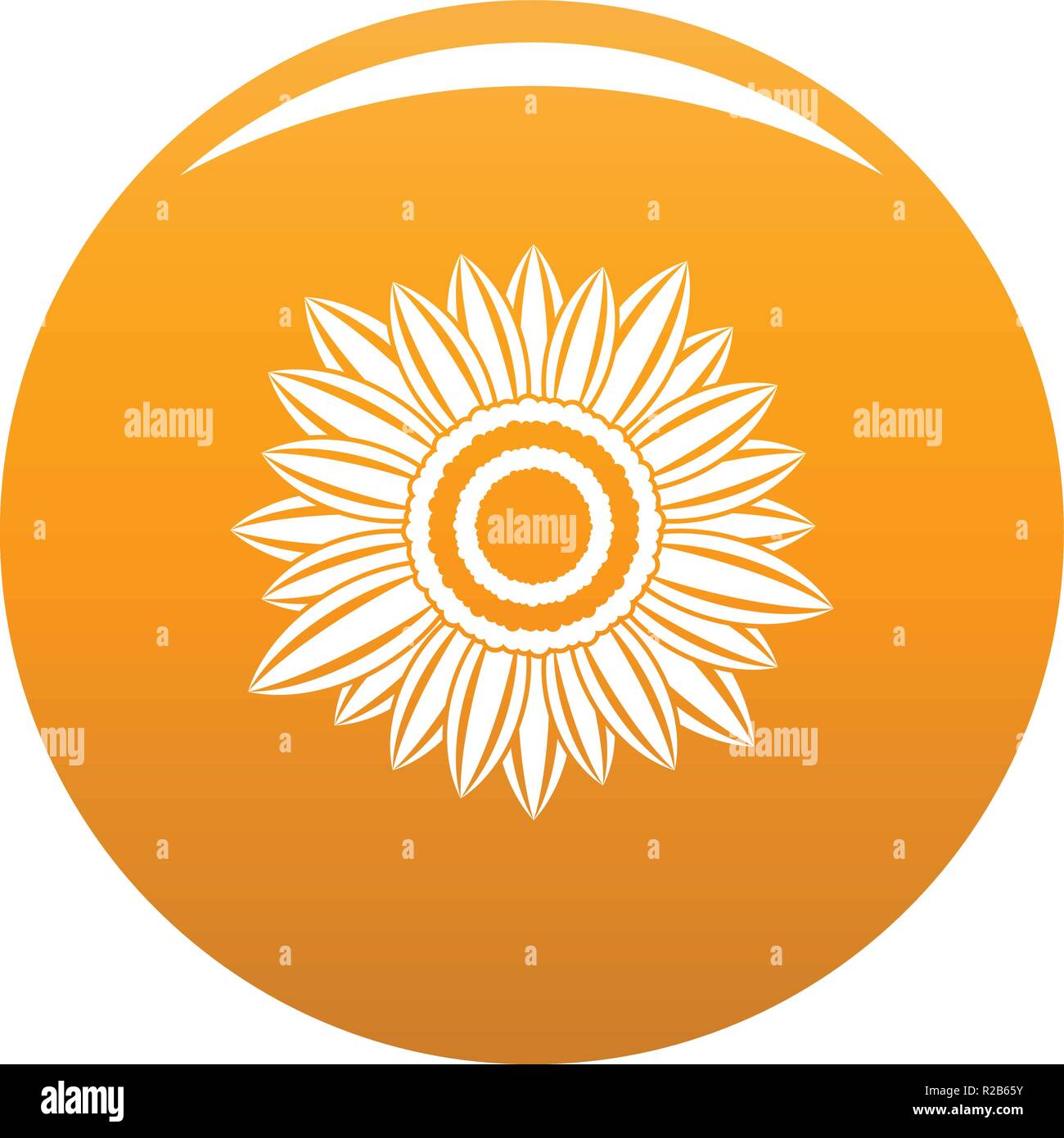 Sunny plant icon. Simple illustration of sunny plant vector icon for ...