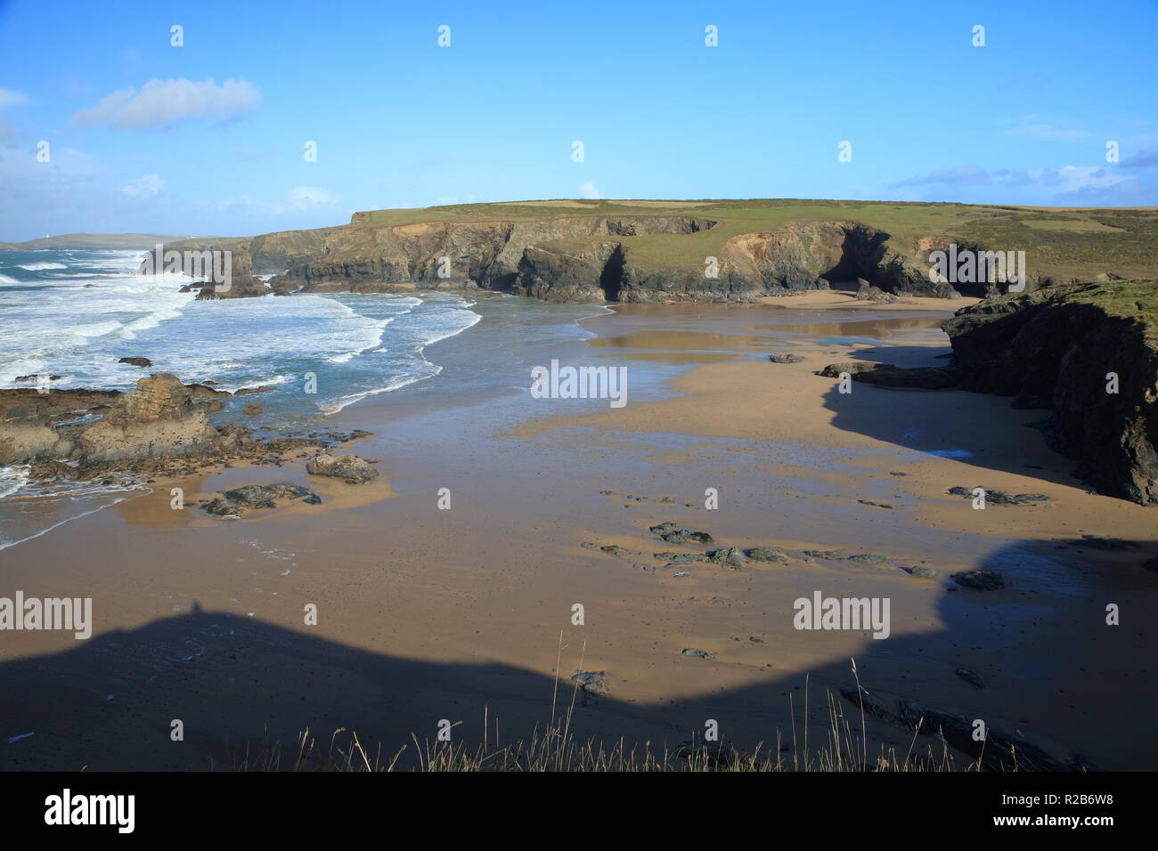 Porthcothan north cornwall hi-res stock photography and images - Alamy