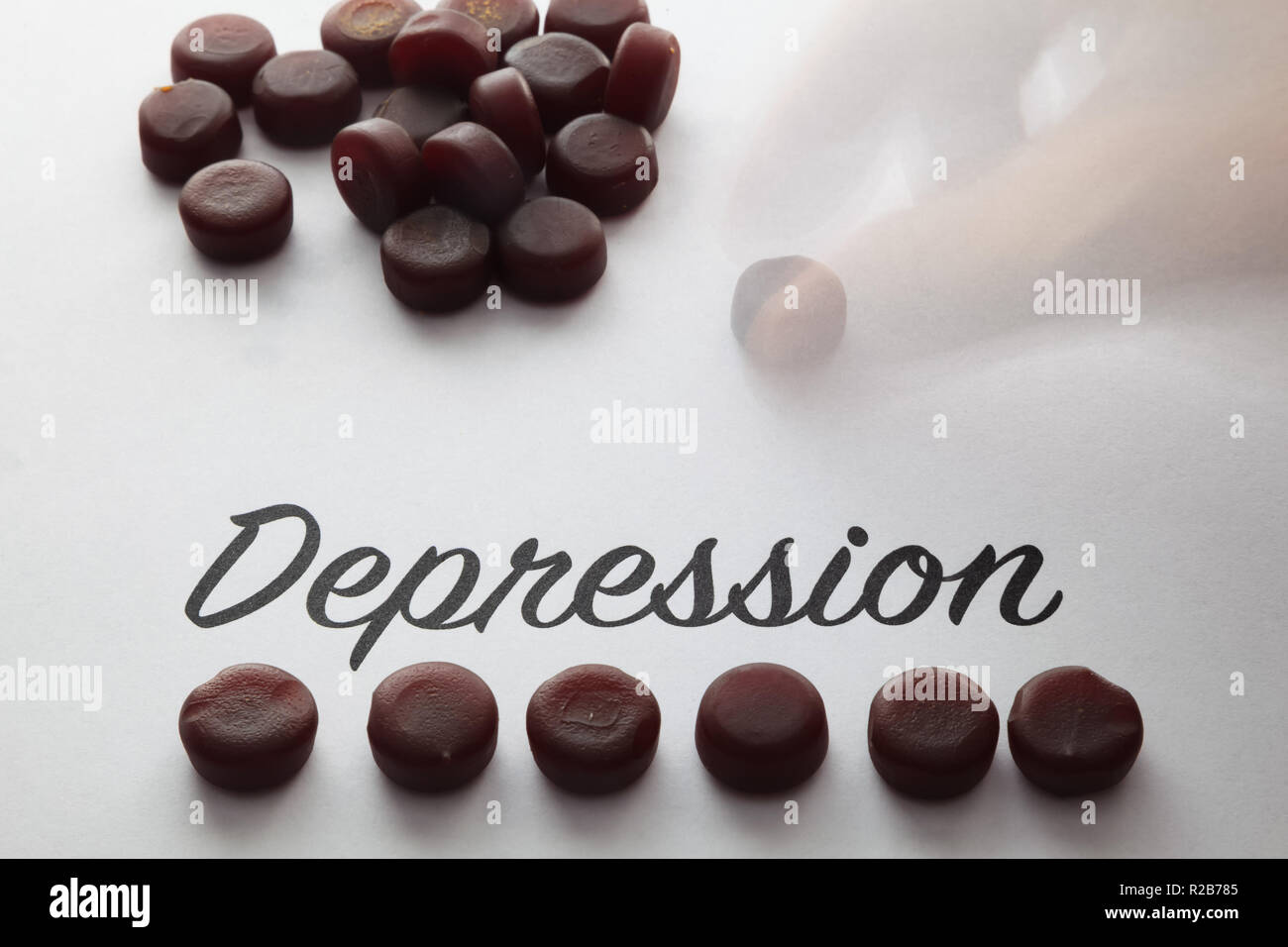 Depression pills pills hi-res stock photography and images - Alamy
