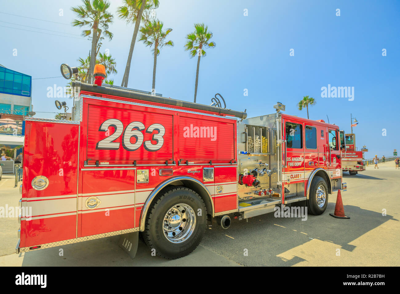 Venice Beach Pier Fire