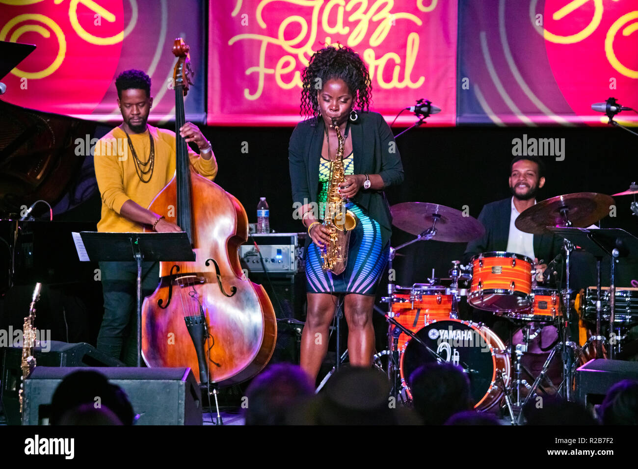 TIA FULLER'S DIAMOND CUT performing at the 61st Monterey Jazz Festival ...
