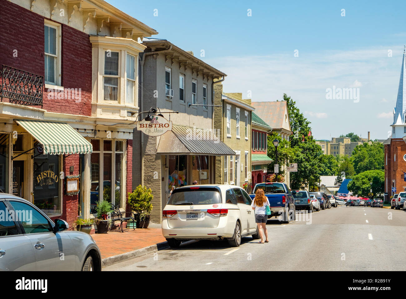 North Main Street, Lexington, Virginia Stock Photo - Alamy