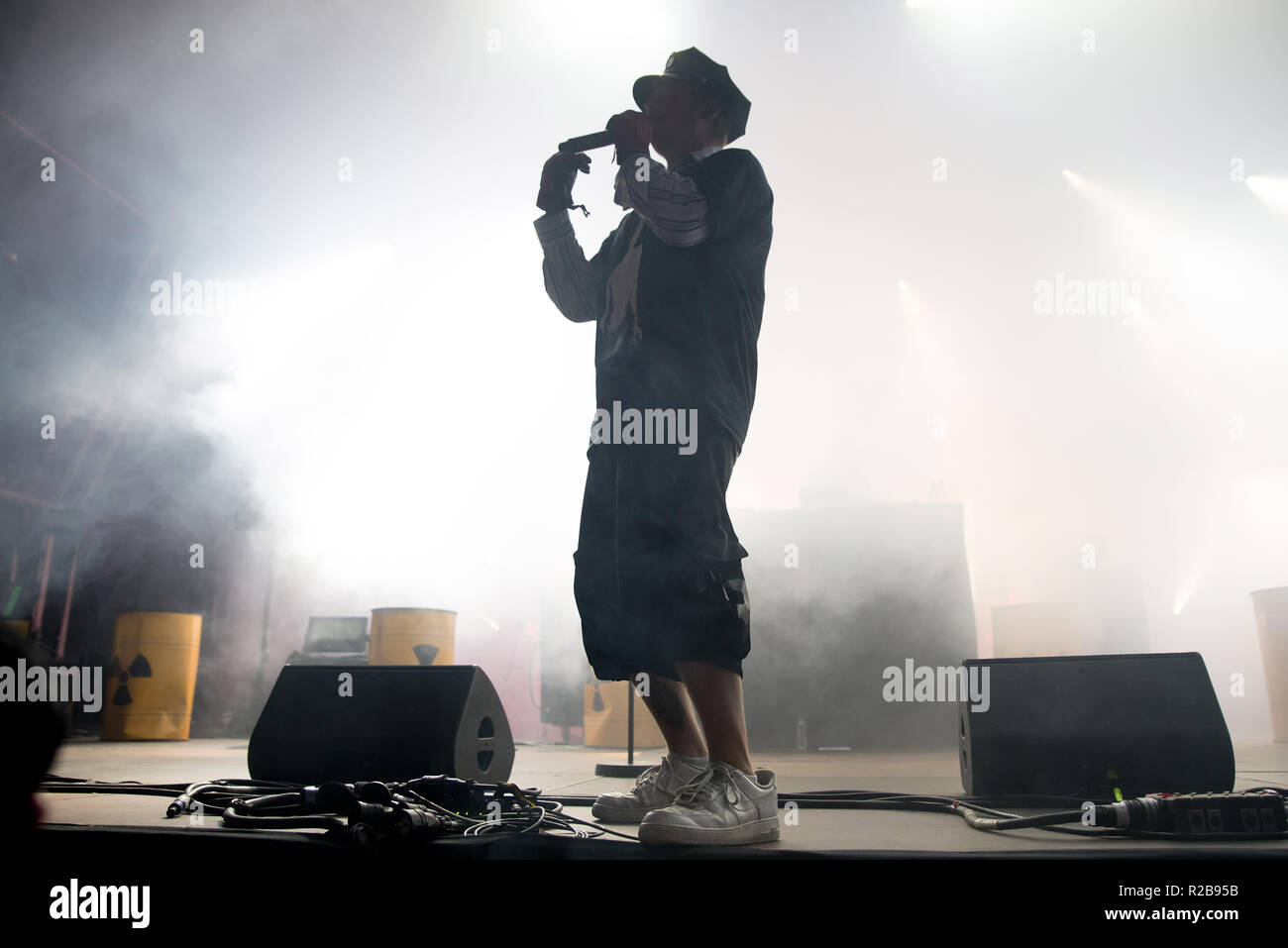 BARCELONA - JUN 15: Yung Lean (rap trap band) perform in concert at ...