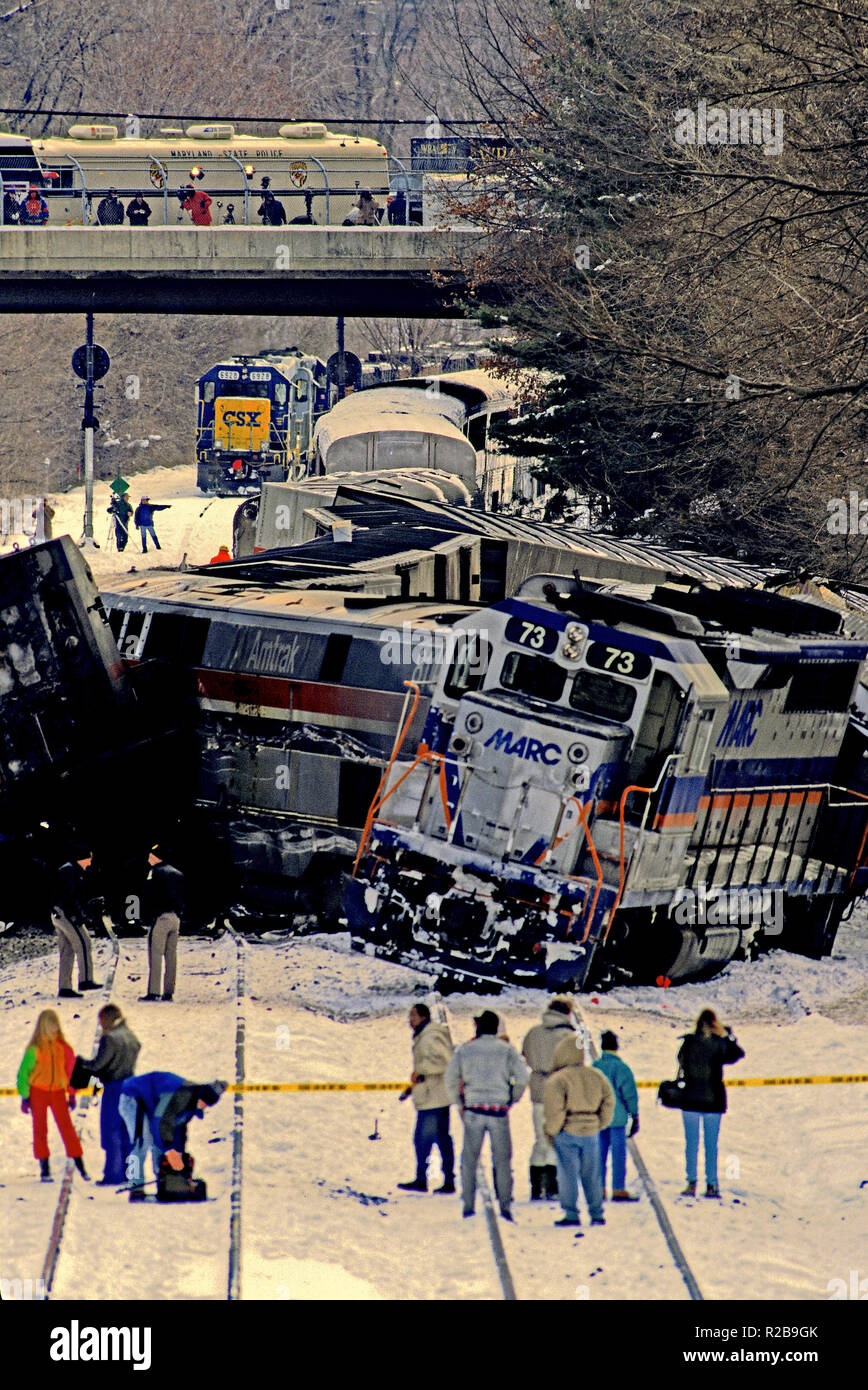 Marc Train Crash Silver Spring
