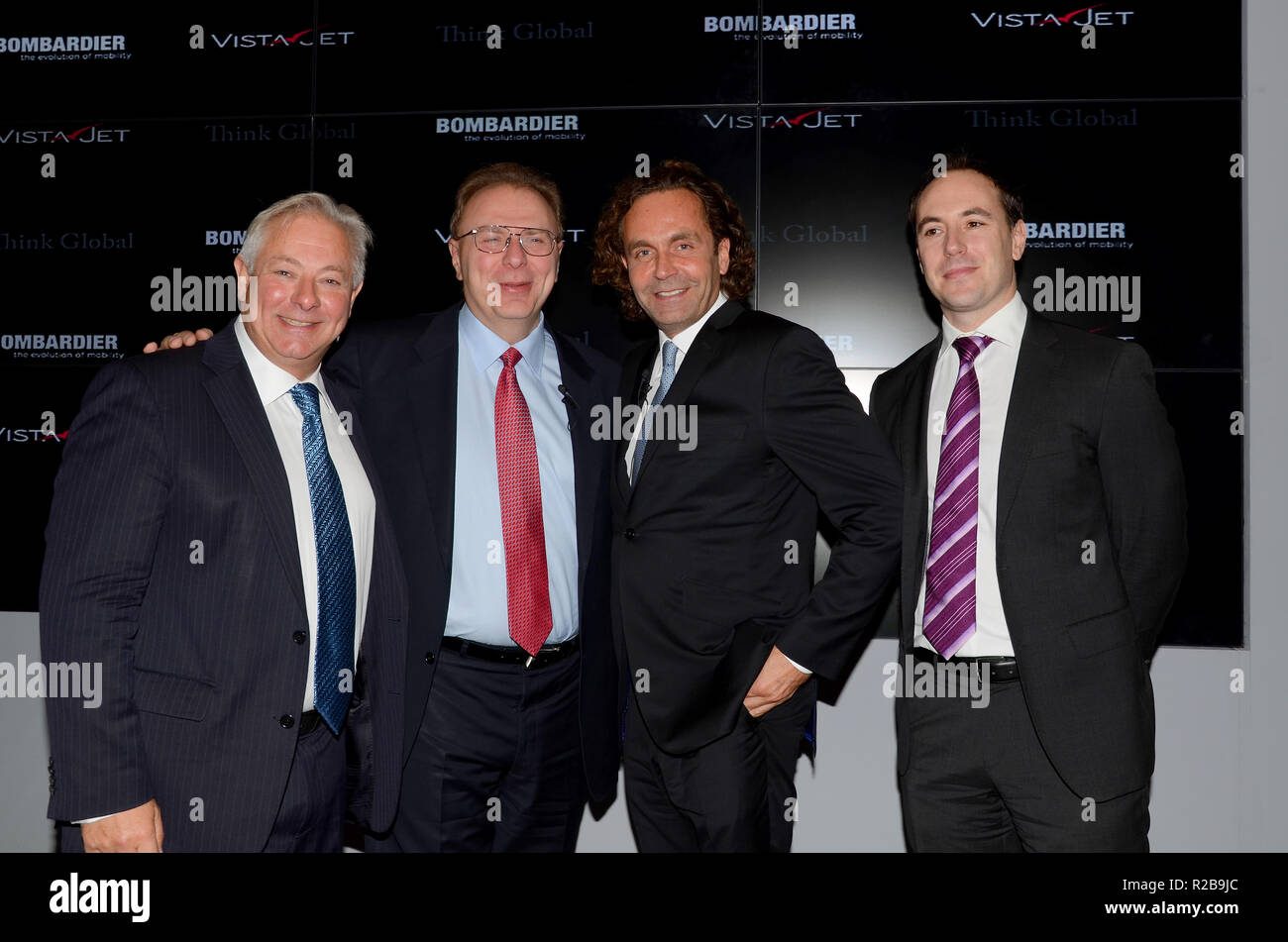 Bob Horner, Steve Ridolfi of Bombardier Business Aircraft, Thomas Flohr ...