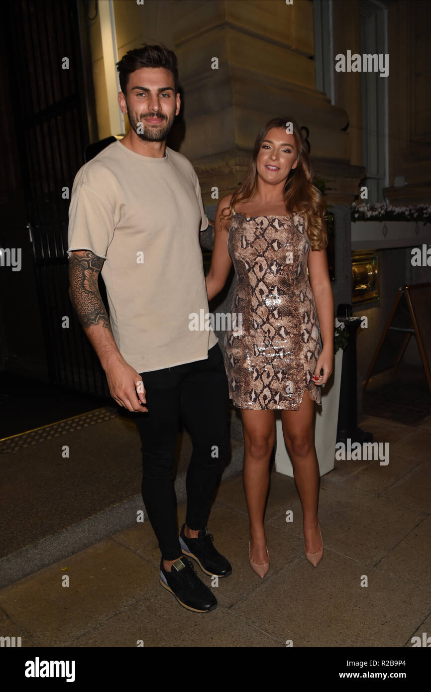 'Love Island' couple Adam Collard and Zara McDermott enjoy a date night ...