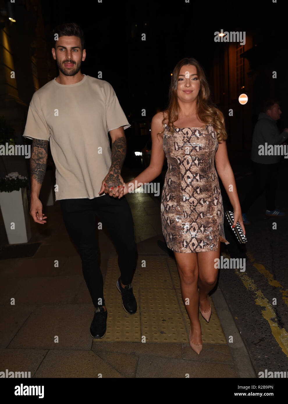 'Love Island' couple Adam Collard and Zara McDermott enjoy a date night ...