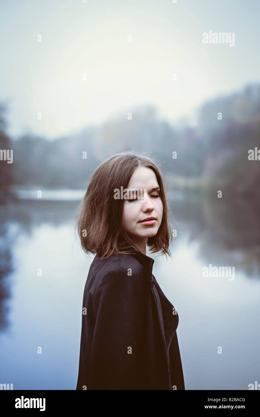 portrait of a romantic girl Stock Photo - Alamy