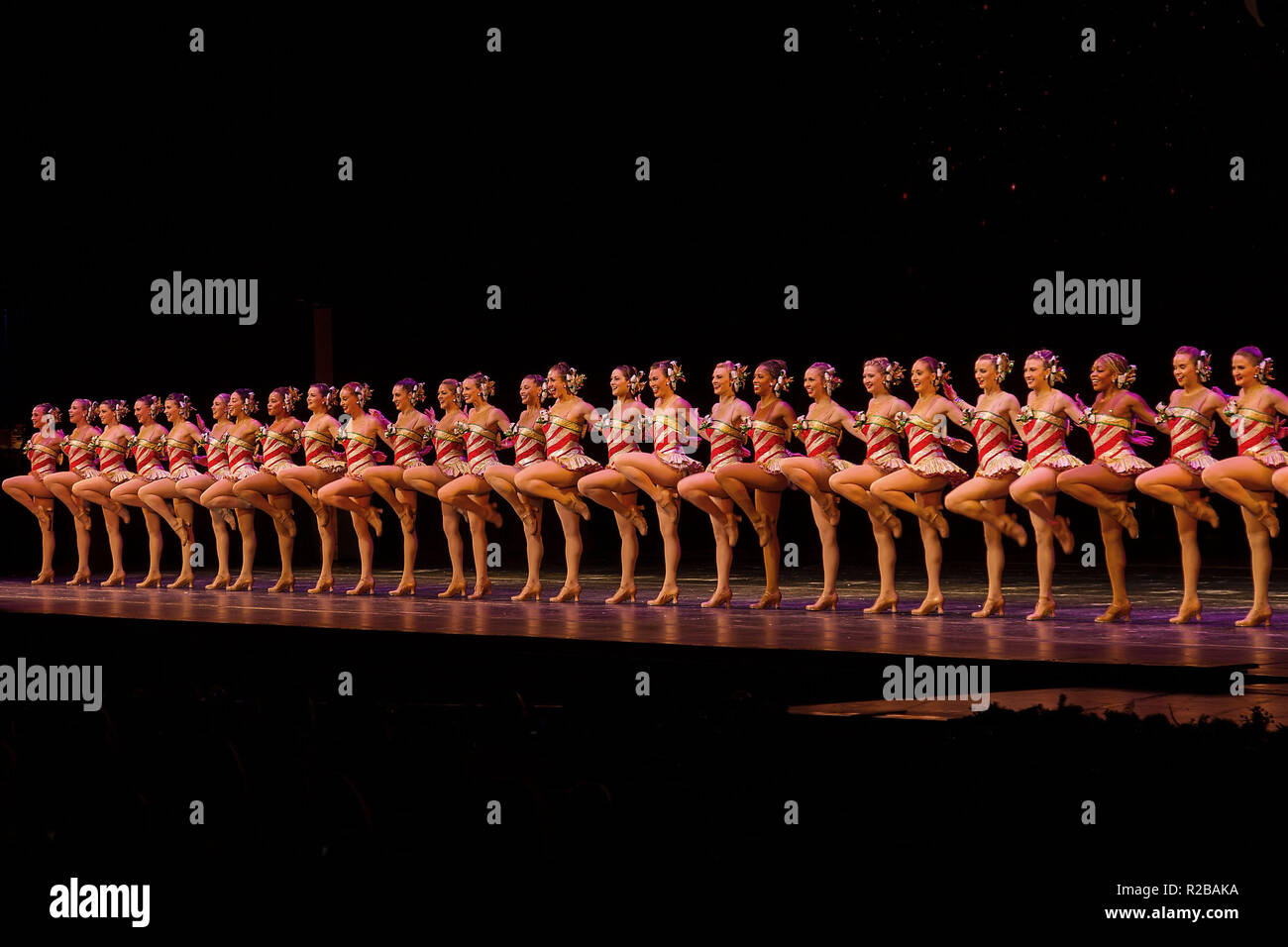 Rockettes Christmas Spectacular Kick Line Clipart