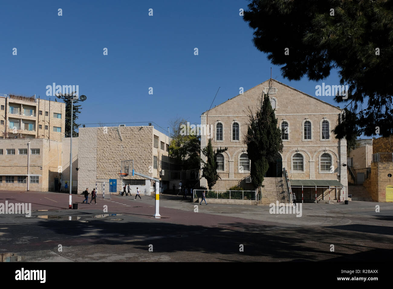 View of Al-Rashidiya Secondary School for Boys located in East ...