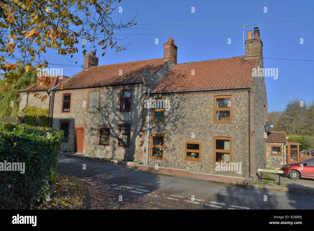 Barnham Suffolk country village in November on 100 anniversary of the ...