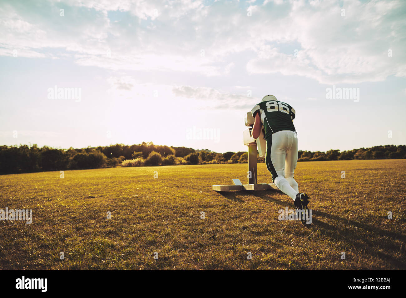 Football practice drills hi-res stock photography and images - Alamy